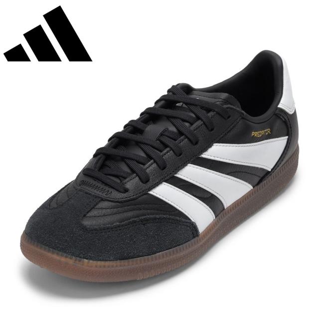 アディダス adidas ID3833M メンズ靴 靴 シューズ 2E スニーカー PREDATOR FREESTYLE IN プレデター フリースタイル IN メッシュ クッション性 スエード グリップ ローカットスニーカー 人気 ブランド ブラック×ホワイト