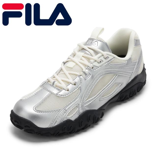 フィラ FILA 1XM02348G-063 スニーカー 通気性 メッシュ F/ECHAPPEMS グリップ力 ローカットスニーカー 人気 ブランド シルバー