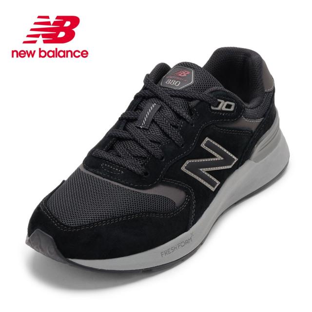 ニューバランス new balance MW880BB74E メンズ靴 靴 シューズ 4E スニーカー ウォーキング シューズ 滑りにくい 防滑 耐久性 屈曲性 MW880BB7 ローカットスニーカー メッシュ スエード 人気 ブランド ブラック