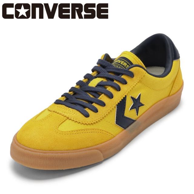 コンバース CONVERSE 33701912M スニーカー ランニング シューズ 耐久性 ROADCLASSIC SK OX キャンバス スエード ローカットスニーカー 人気 ブランド イエロー×ネイビー
