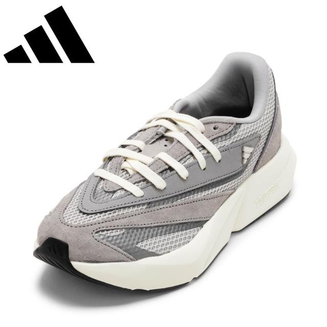 アディダス adidas IH8606 レディース靴 靴 シューズ 2E スニーカー ランニング シューズ 軽量 クッション性 防滑 LIGHTBLAZE W スタイリッシュ ローカットスニーカー 人気 ブランド グレー×ホワイト