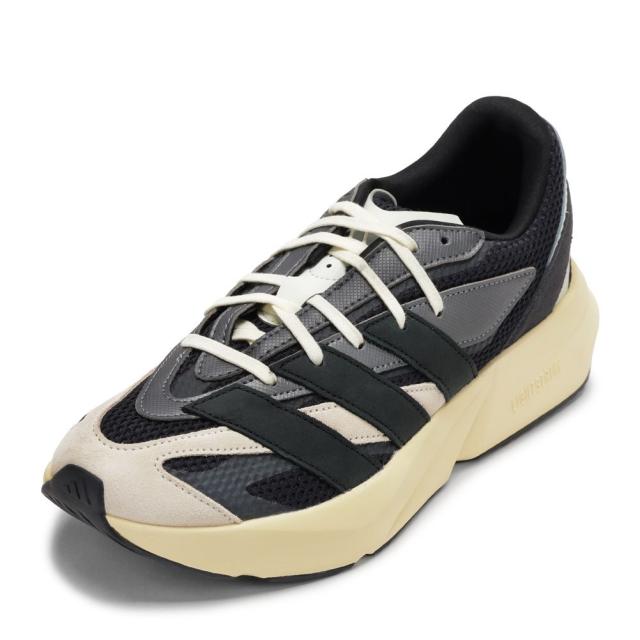 アディダス adidas JR7214 メンズ靴 靴 シューズ 2E スニーカー ランニングシューズ 軽量 LIGHTBLAZE U 通気性 メッシュ クッション性 スエード ローカットスニーカー 人気 ブランド ブラック×グレー