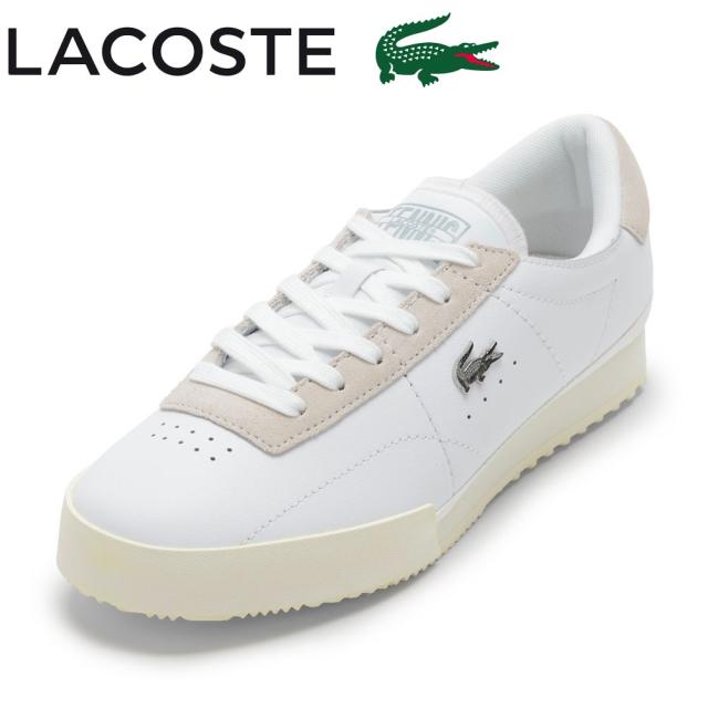 ラコステ LACOSTE 50SMA0154 メンズ靴 靴 シューズ 2E相当 スニーカー コート シューズ グリップ性 AURA 225 1 SMA レザー スエード ステッチ ヴィンテージ ローカットスニーカー 人気 ブランド ホワイト