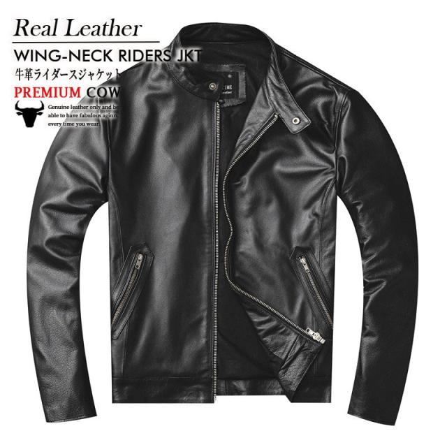 ライダースジャケット 本革 メンズ ミリタリー シングル レザージャケット 秋冬 革ジャン 多機能 バイク 防風 ブルゾン ポケット 冬服 バイカー