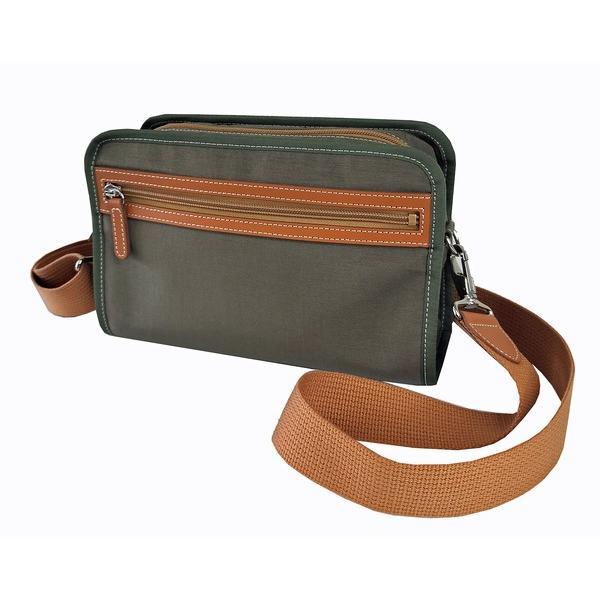 ショルダーバッグ 革 軽量 牛革 日本製 黒 カーキ メンズ レディース ギフト プレゼント