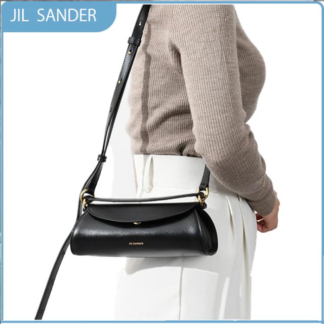 ジルサンダー JIL SANDER ショルダーバッグ ブラック ホワイト レディース j07wd  CANNOLO  [2025SS]