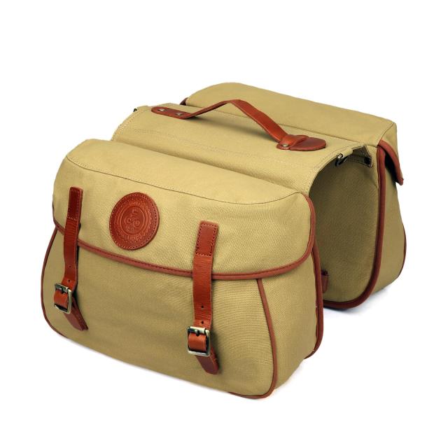 カーキ TOURBON リアバッグ 自転車 バイク 後部座席 キャリアバッグ サイクリング ダブル パニエバッグ 通勤 通学 カーキ