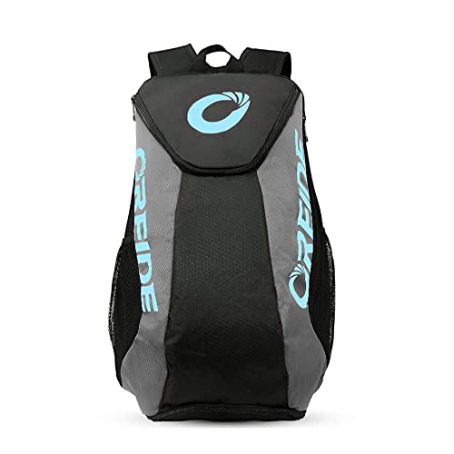 グレー FMAFNLY バドミントンラケットバッグ テニス リュック バックパック ケース スポーツ PC収納 大容量 通気 シューズ収納 2本収納可能 プロ選手 初心者 部活 グレー