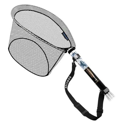 270cm（玉の柄+タモ網セット） 玉網 ランディングネット 小継玉の柄 伸縮タモ網 ガラス繊維製 コンパクト 淡水/海水両用 2.7m