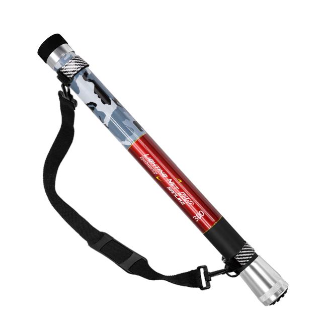 3M/7継 玉の柄 ランディングポール 競技玉ノ柄 タモの柄 ガラス繊維 超軽量 EVAハンドル 伸縮式 11段階 ベルト付き 携帯便利 コンパクト 3M