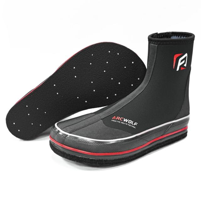 26.0 cm_ブラック＆レッド [ARCWOLF] ウェーディングシューズ フエルト底 フィッシングブーツ 渓流 磯靴 渓流釣り 磯釣り 滑り止め AFA-1の通販はau PAY マーケット ...