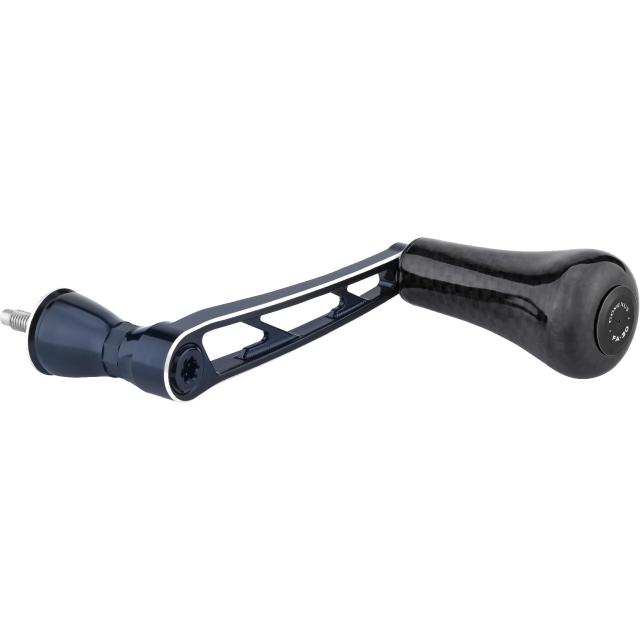 深縹＆シルバー_70mmサイズ ゴメクサス CJ-SW-FA30 ストラディック SW 専用 リールハンドル ショアジギング 向け 70mm パワー ハンドル カーボン製ハンドルノブ 巻き上げやすい