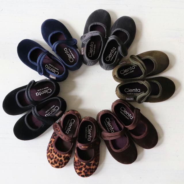 cienta/ シエンタ 靴 ストラップフォーマルシューズ ベロア靴 500-075、500-050（キッズ ベビー） 23〜34サイズ(14.0〜21.0cm) 子供靴 の通販はau PAY ...