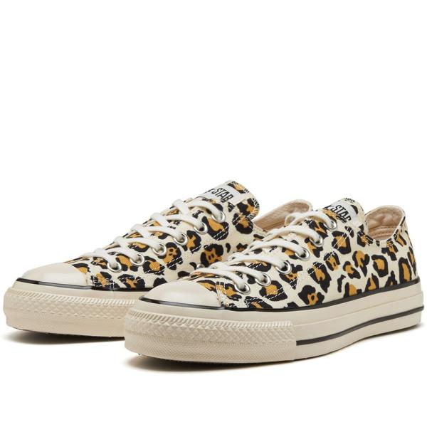2023年秋冬新作♪ CONVERSE 【コンバース】 ALL STAR US LEOPARD OX オールスター US ホワイト オックス ホワイト