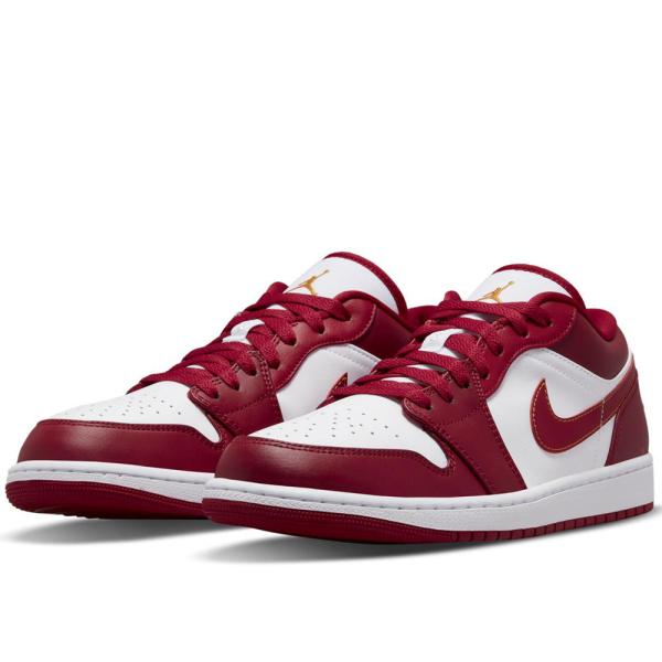 2022年春夏新作♪ NIKE【ナイキ】 AIR JORDAN 1 LOW BRED TOE エア ジョーダン 1 ロー ブレッド トゥ メンズ スニーカー 【553558-607】 カーディナルレッド