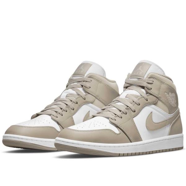 2022年春夏新作♪ NIKE【ナイキ】 AIR JORDAN 1 MID エア ジョーダン 1 ミッド メンズ スニーカー 【554724-082】 カレッジグレー/ライトボーン