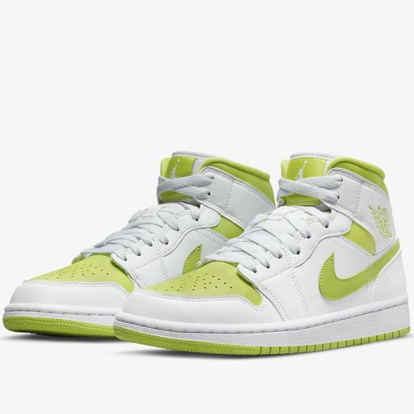 2022年春夏新作♪ NIKE【ナイキ】 WMNS AIR JORDAN 1 MID ウィメンズ エア ジョーダン 1 ミッド 【BQ6472-131】 ホワイト/アトミックグリーン