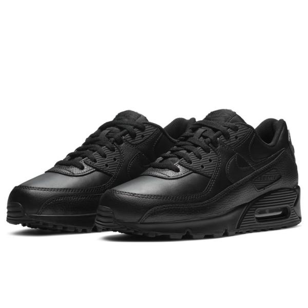 2022年春夏新作♪ NIKE【ナイキ】 AIR MAX 90 LTR エア マックス 90 レザー メンズ スニーカー 【CZ5594-001】 ブラック