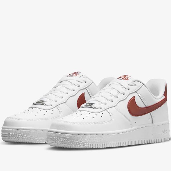 2023年秋冬新作♪ NIKE【ナイキ】 WMNS AIR FORCE 1 '07 ウィメンズ エア フォース 1 '07 【DD8959-115】 ホワイト/ラッグドオレンジ