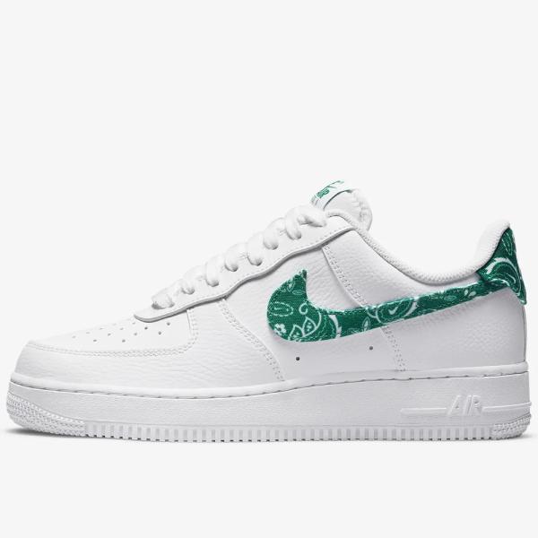 2021年春夏新作♪ NIKE【ナイキ】 WMNS AIR FORCE 1 '07 ESS "PAISELEY" ウィメンズ エア フォース 1 '07 ESS "ペイズリー" 【DH4406-102】 ホワイト/グリーン