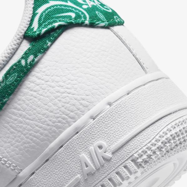 2021年春夏新作♪ NIKE【ナイキ】 WMNS AIR FORCE 1 '07 ESS "PAISELEY" ウィメンズ エア フォース 1 '07 ESS "ペイズリー" 【DH4406-102】 ホワイト/グリーン