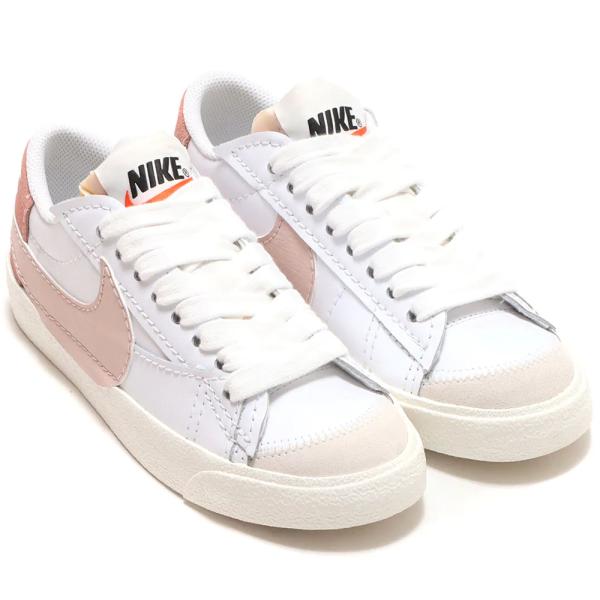 2022年春夏新作♪ NIKE【ナイキ】 WMNS BLAZER LOW '77 JUMBO ウィメンズ ブレーザー ロー '77 ジャンボ 【DQ1470-102】 ホワイト/ピンクオックスフォード