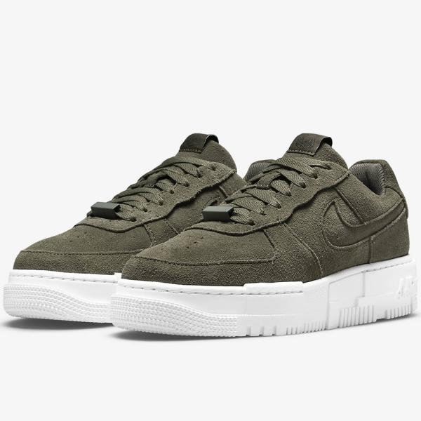 2022年春夏新作♪ NIKE【ナイキ】 WMNS AIR FORCE 1 PIXCEL ウィメンズ エア フォース 1 ピクセル AF1 【DQ5570-300】 カーゴカーキ