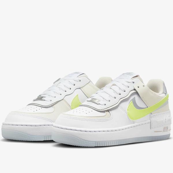 2023年秋冬新作♪ NIKE【ナイキ】 WMNS AIR FORCE 1 SHADOW ウィメンズ エア フォース 1 シャドウ 【FB7582-100】 ホワイト/ライトレモンツイスト