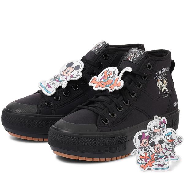 2022年秋冬新作♪ adidas【アディダス】 × Disney【ディズニー】 NIZZA TREK レディース ニッツァ トレック 【GY2506】 ブラック
