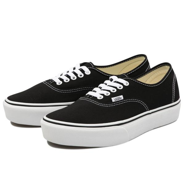 2021年春夏新作♪ VANS【バンズ】 AUTHENTIC PLATFORM 2.0 オーセンティック プラットフォーム レディース＆メンズ 厚底スニーカー ブラック