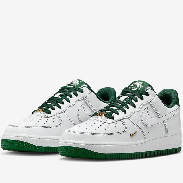 2025年秋冬新作♪ NIKE【ナイキ】 WMNS AIR FORCE 1 07 MINI JEWEL ウィメンズ エア フォース 1 07 ミニ ジュエル 【IB6543-102】 ホワイト/メタリックゴールド/ゴージグリーン