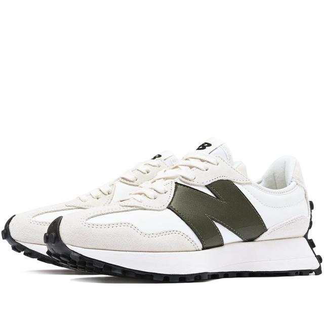 2025年秋冬新作♪ New Balance ニューバランス WS327JWA レディース スニーカー ホワイト/カーキ