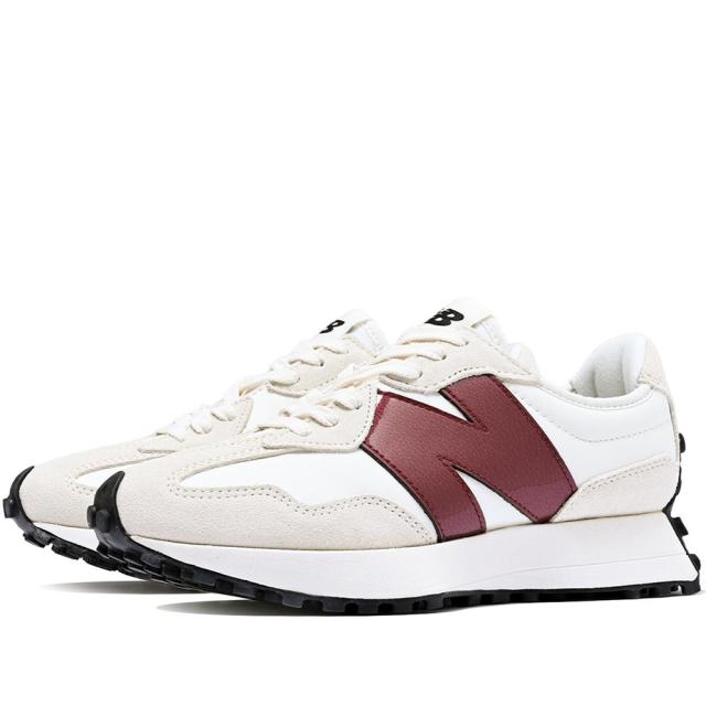 2025年秋冬新作♪ New Balance ニューバランス WS327JWC レディース スニーカー ホワイト/バーガンディー