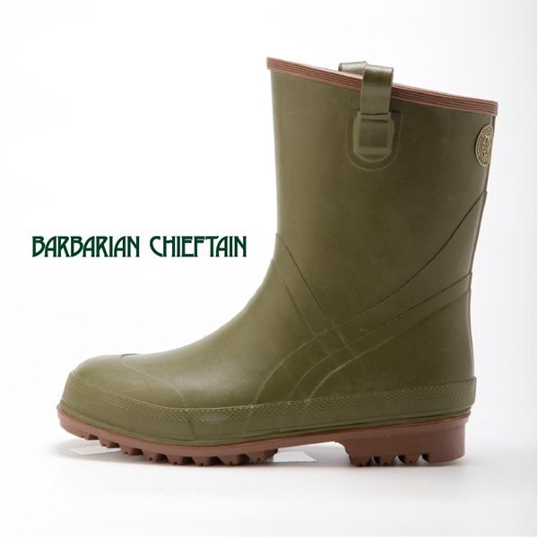 バーバリアンチーフテン　BARBARIAN CHIEFTAIN BCFS-03 ラバーブーツ アウトドア 長靴 ショート 長靴 おしゃれ 往年の名品 ユニセックス