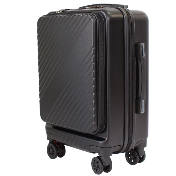 お買い得　多機能フロントオープンキャリー 84002011 Mサイズ（スーツケース 8輪 双輪 多機能 ダイヤルロック式TSA ABS樹脂 軽量 ファスナーキャリー）送料無料 お取り寄せ  おすすめ キャリーケース　スタートレーディング