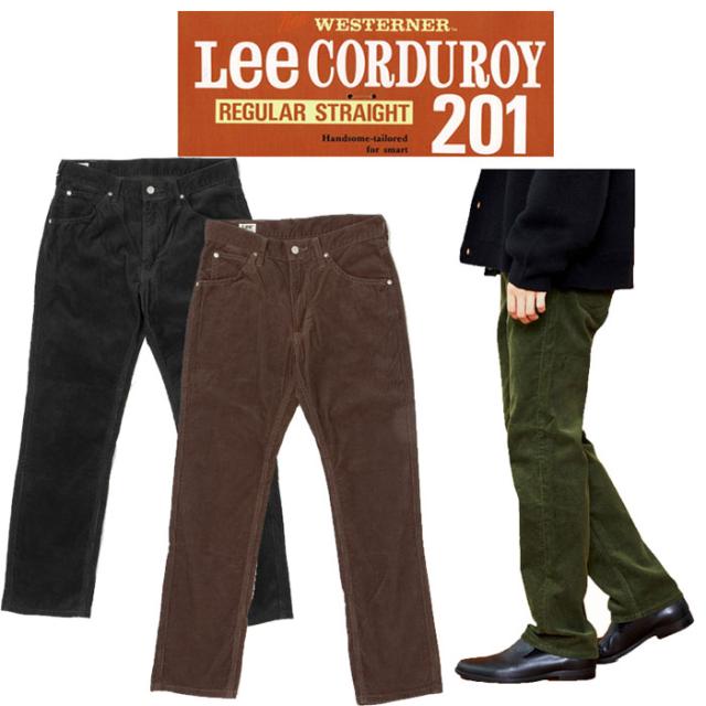 Lee  201 コーデュロイ ストレート コール天 アメリカンスタンダード Corduroy STRAIGHT ストレート