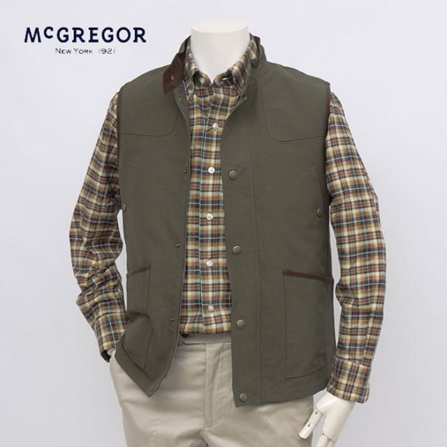 McGREGOR マグレガー 111105602メンズ ベスト 7ポケット 軽量 秋 カジュアル 紳士