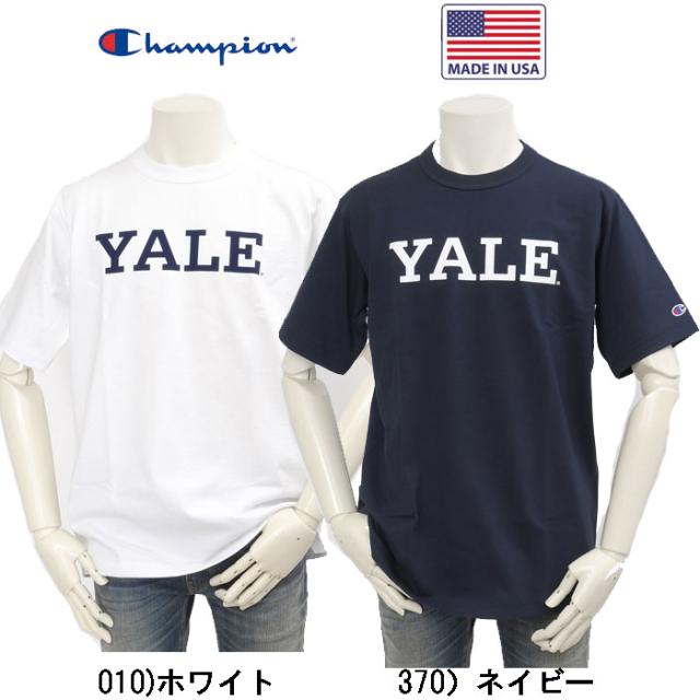 Champion チャンピオン 米国製　USA製 C5-B306 YALE ショートスリーブTシャツ トップス 半袖 米国製 USA T1011
