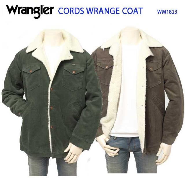 ラングラー Ｗrangler wm1823 コーデュロイ ボア ランチコート ジャケット アウター ユニセックス 秋冬