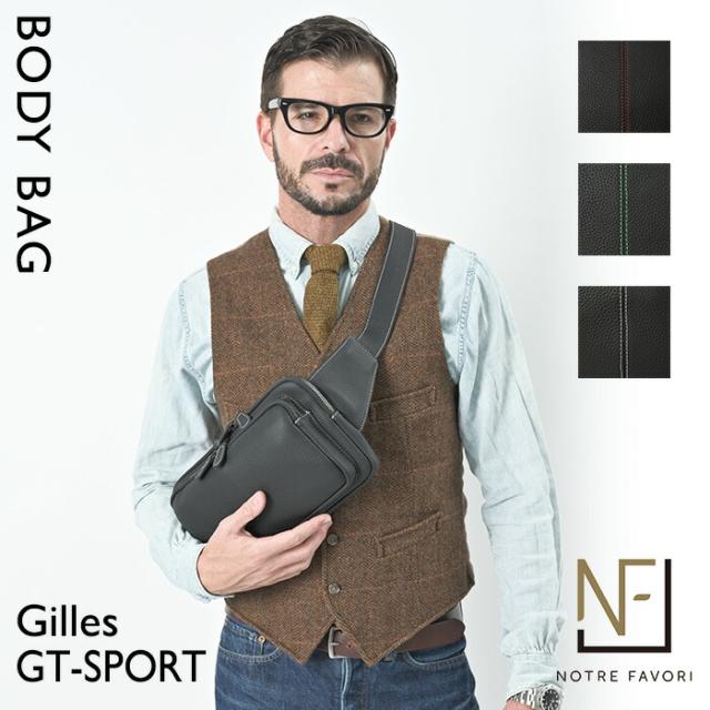 上質 ボディバッグ 本革 バッグ メンズ 【ジルGTS】 大容量 レザー 斜めがけ ショルダーバッグ 旅行バッグ 旅行 ボディーバッグ レザーバッグ 軽量 軽い カバン 男性 誕生日 父 40代 50代 60代 プレゼント ギフト バッグ 牛革 革 黒