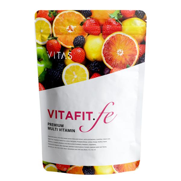 マルチビタミン 鉄 VITAS VITAFIT 公式 120粒 葉酸 乳酸菌 ビオチン αリポ酸 Lカルチニン チェスト ベリーエキス サプリ ビタミン剤 GMP認定 栄養機能食品 バイタス ...