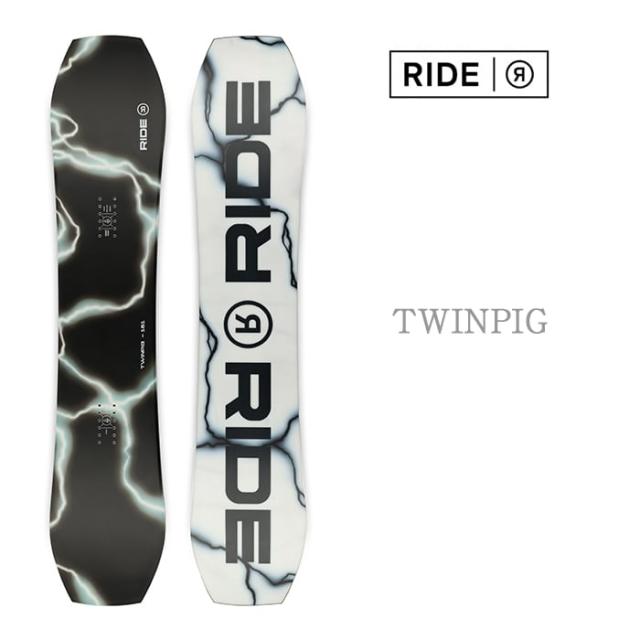 新品未使用 24-25 RIDE BOARD TWINPIG 142  安心保証 即日発送 土日祝発送OK