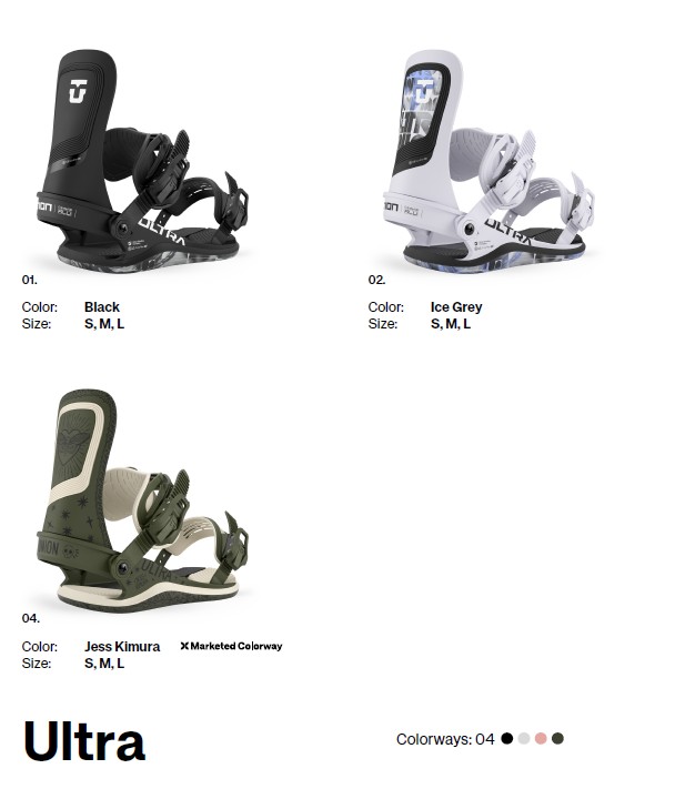 新品未使用 25-26 Union BINDING ULTRA WOMEN BLACK Mサイズ  即日発送 土日祝発送OK