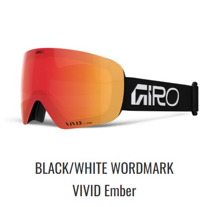 新品未使用 25-26 GIRO GOGGLE CONTOUR BLACK/WHITE WORDMARK VIVID Ember  即日発送 土日祝発送OK