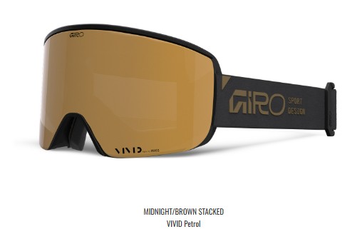 新品未使用 25-26 GIRO GOGGLE AXIS MIDNIGHT/BROWN STACKED VIVID Petrol  即日発送 土日祝発送OK