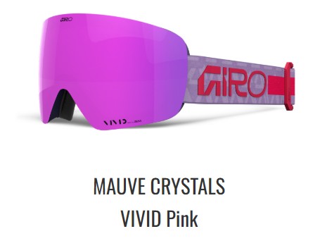 新品未使用 25-26 GIRO GOGGLE CONTOUR RS MAUVE CRYSTALS VIVID Pink  即日発送 土日祝発送OK