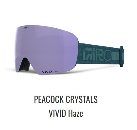 新品未使用 25-26 GIRO GOGGLE CONTOUR RS PEACOCK CRYSTALS VIVID Haze  即日発送 土日祝発送OK
