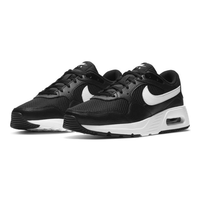ナイキ NIKE レディース メンズ スニーカー エア マックス SC WMNS NIKE AIR MAX SC 001 ブラック ホワイト スポーツ ローカット シューズ 靴 CW4554-001