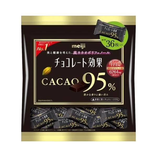 明治 チョコレート効果 カカオ９５％ 大袋 １８０ｇ×12個セット /チョコレート効果 チョコレート