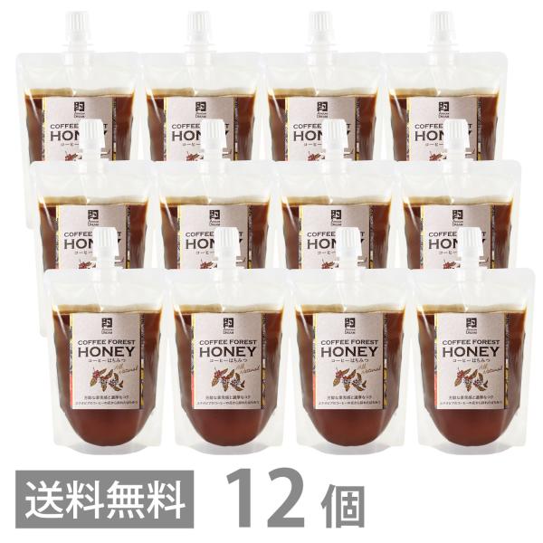 COFFEE FOREST HONEY コーヒーフォレストハニー 170g ×12 送料無料 はちみつ 生ハチミツ 自然食 非加熱 パウチ シロップ 砂糖 紅茶 ミネラル